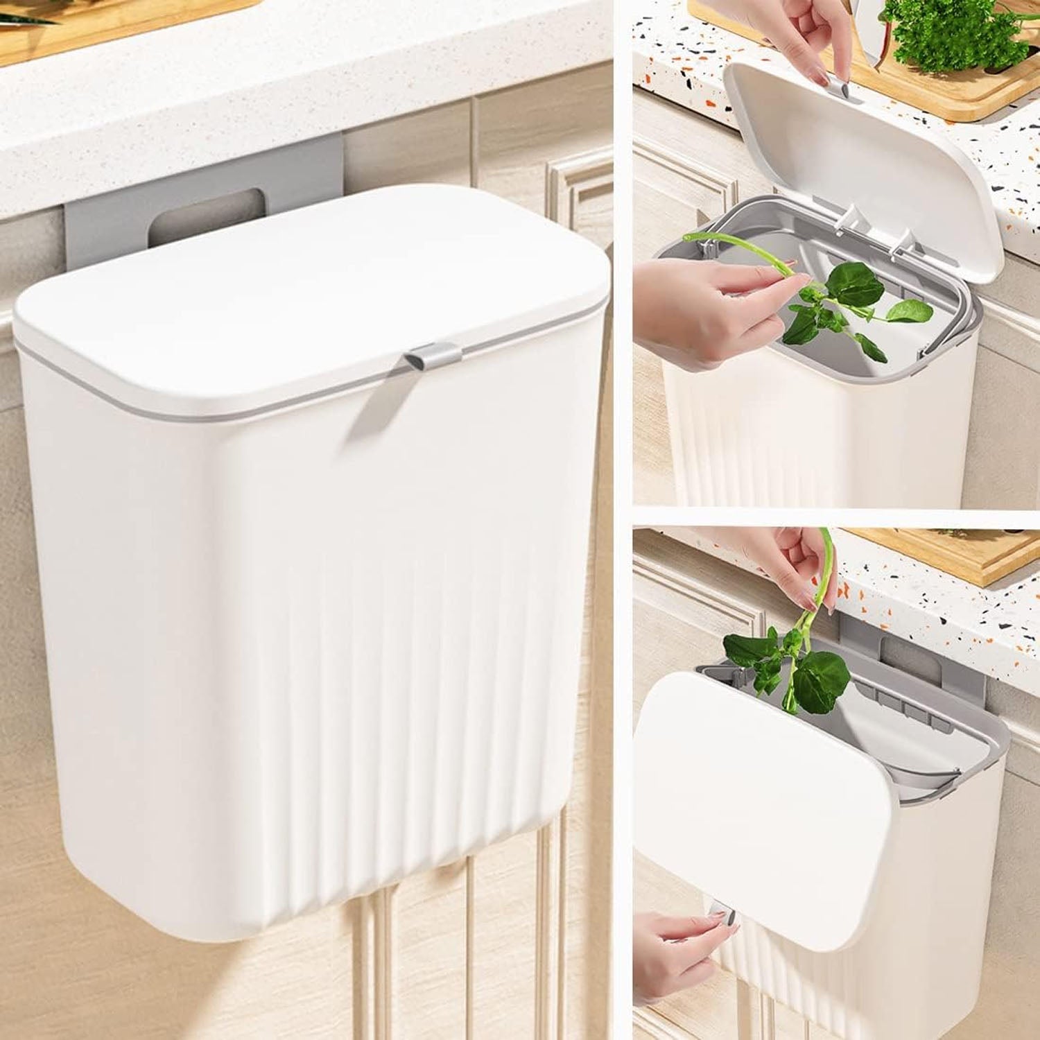 Stylish Plastic Kitchen Dustbin (1 Pc) – Home Easy